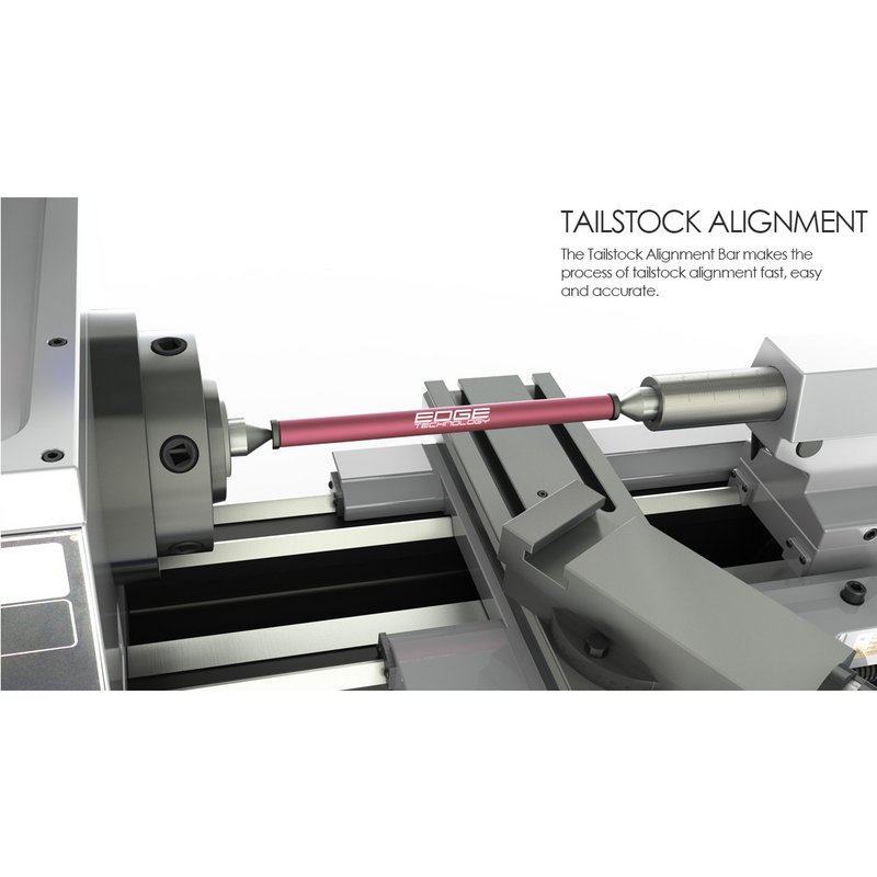 Lathe Tailstock to Headstock Alignment Gauge Bar from Edge Technology ...