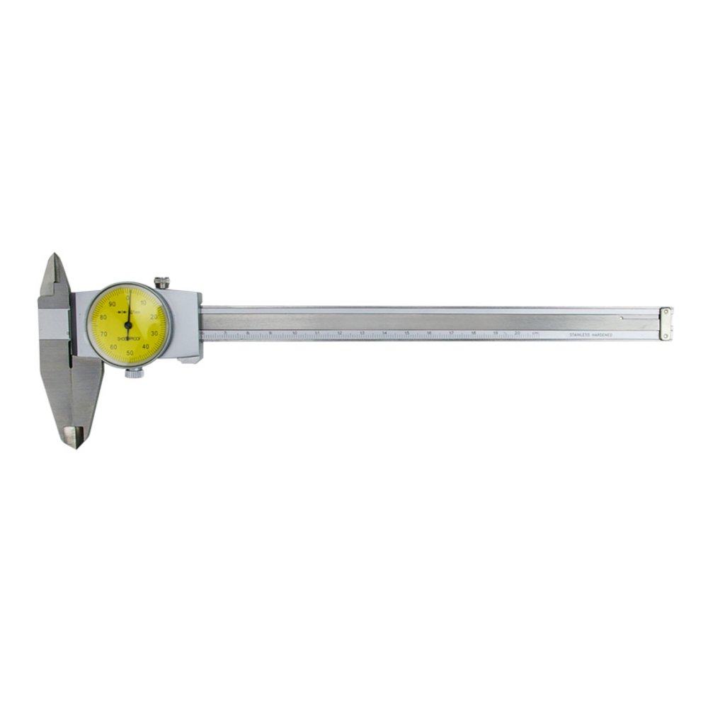 200mm Machine-DRO dial caliper with metric yellow face.|allendale ...