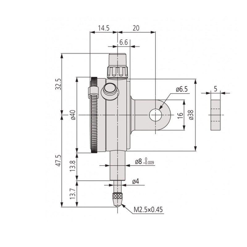 Mitutoyo Compact Dial Indicator 5mm – Allendale Metrology