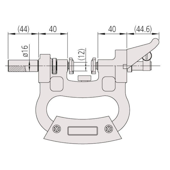Mitutoyo 201 Dial Snap Gauge Range 25-50mm – Allendale Metrology