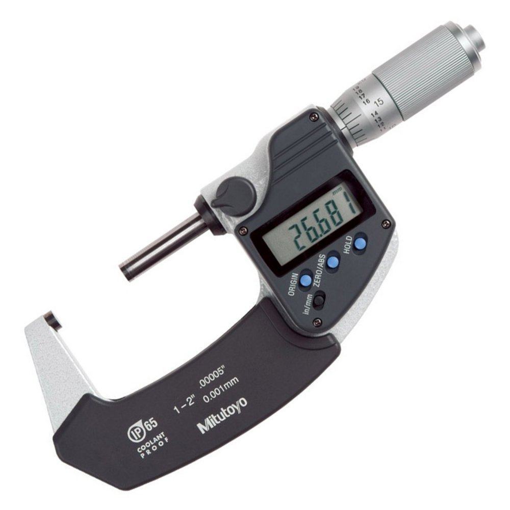 Mitutoyo External Digital Micrometer '+/-0.001mm Accuracy | 25-50mm (1 ...