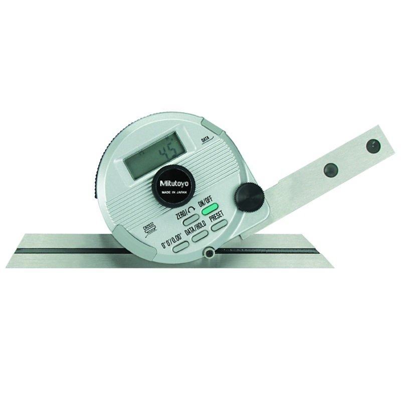 Mitutoyo Digital Universal Protractor Blade Length: 150mm Inch/Metric ...